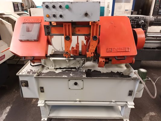 Serra de Fita Semi-Automática Franho SF-250 – Megafer Máquinas