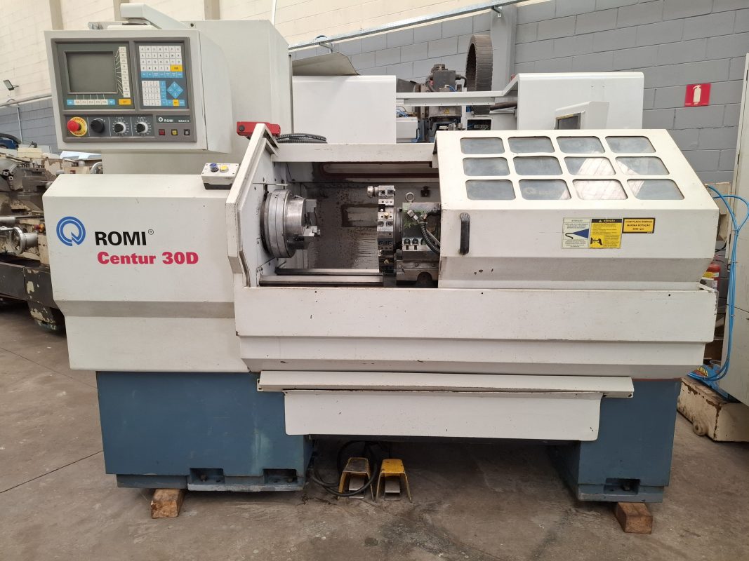 Torno CNC Romi Centur 30D – Megafer Máquinas
