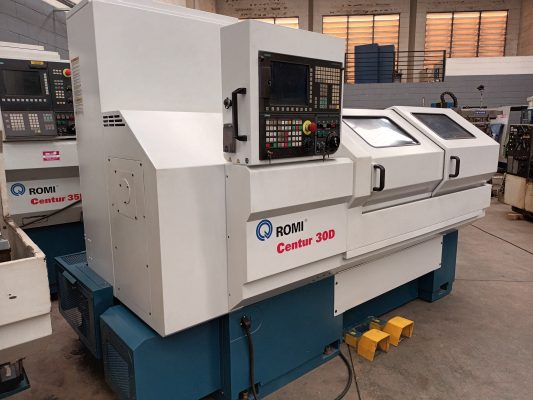 Torno CNC Romi Centur 30D – 2015 – Hidráulico – Megafer Máquinas