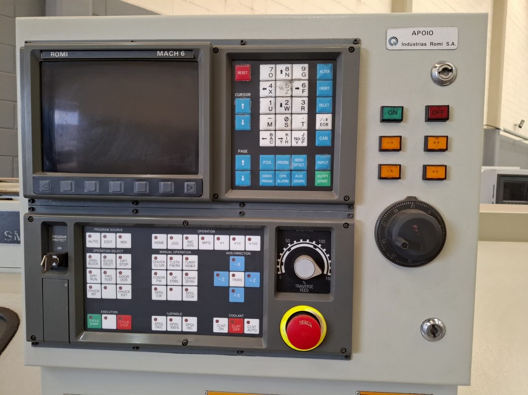 Torno CNC Romi-Mazak Cosmos 20SM – Megafer Máquinas