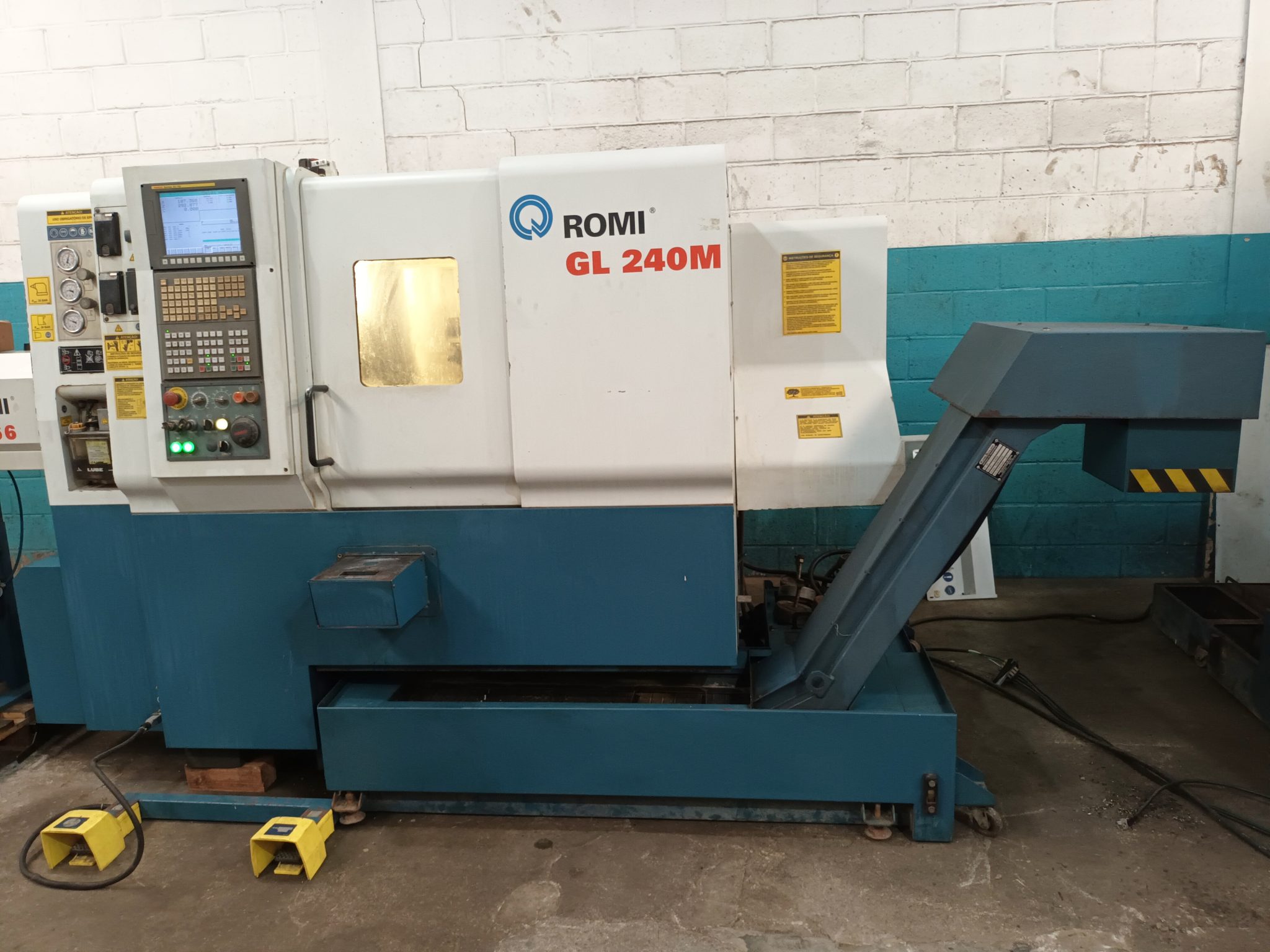 Torno CNC Romi GL-240M – Megafer Máquinas