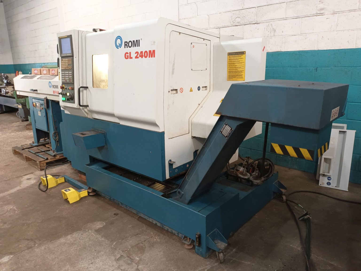 Torno CNC Romi GL-240M – Megafer Máquinas