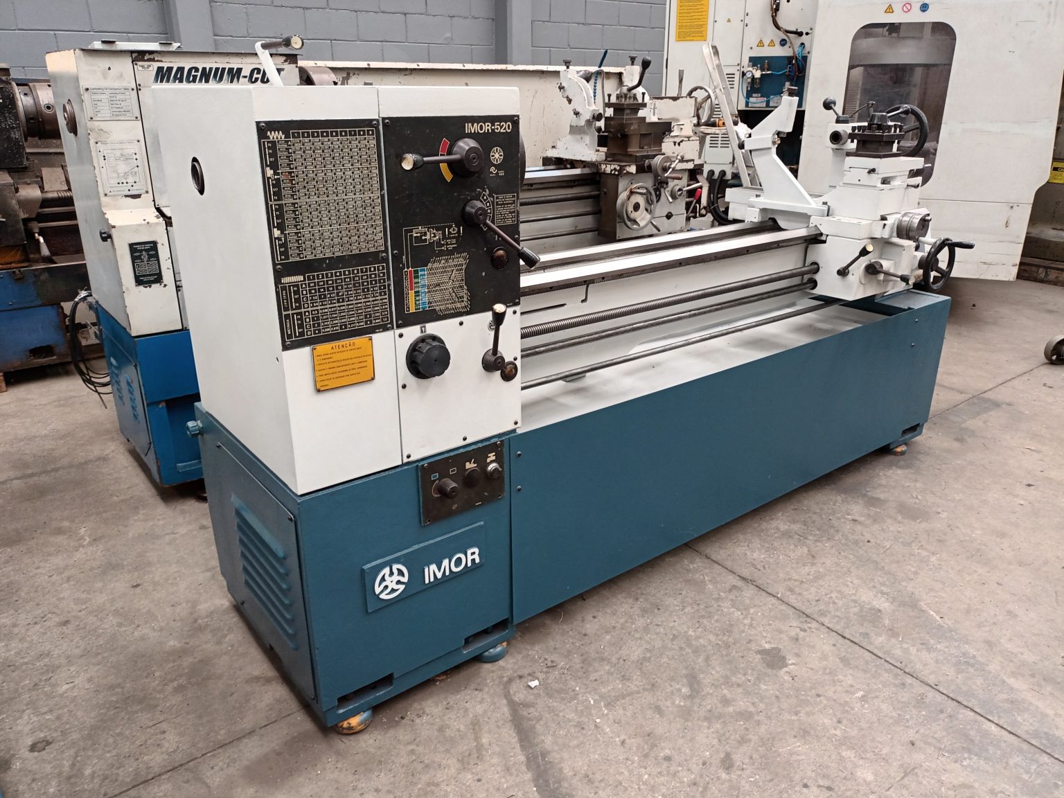 Torno mecânico IMOR 520 – REFORMADO – Megafer Máquinas