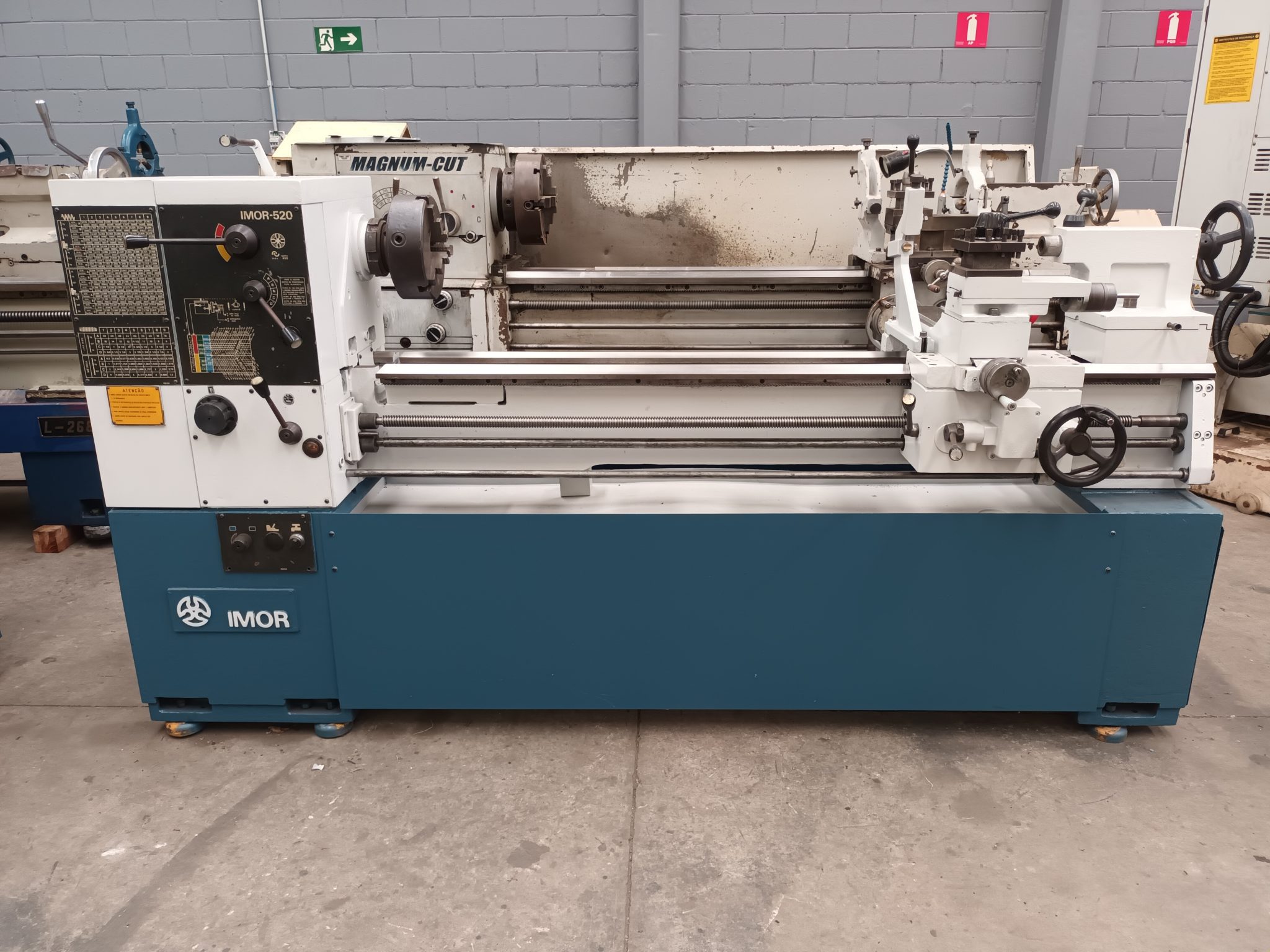 Torno mecânico IMOR 520 – REFORMADO – Megafer Máquinas